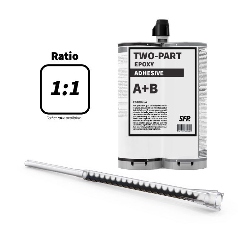 Two-part adhesive applicator gun - SFP products